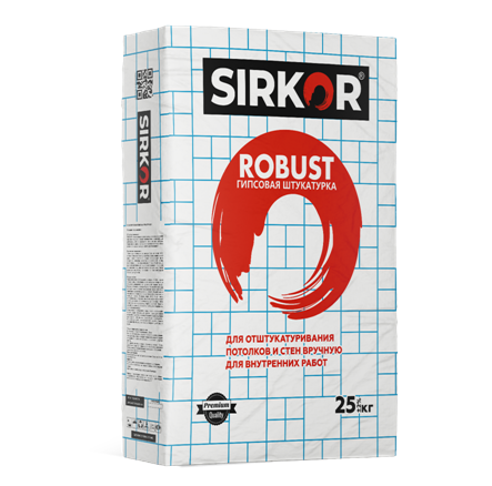 SIRKOR штукатурка "ROBUST" 25 кг в Ташкенте, цена 27000 от , купить в ...